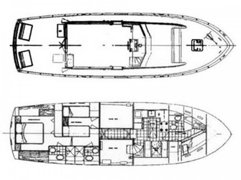 Hatteras 53 ft Classic Motoryacht 1974 for Sale | YachtX